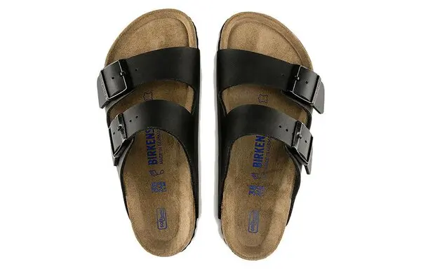 BIRKENSTOCK Arizona Soft Footbed Sandals - Black