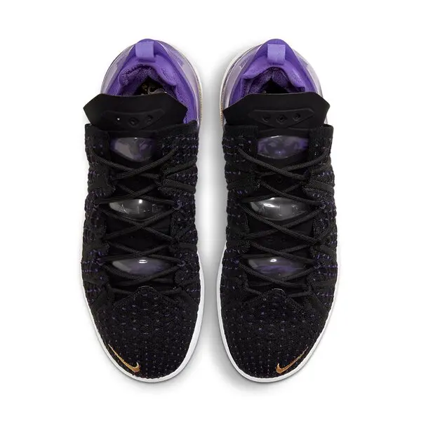 Nike Lebron Lakers High Top Sneakers - Black