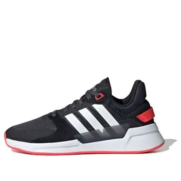 Adidas Neo Run90s Athletic Sneakers - Black/white/red