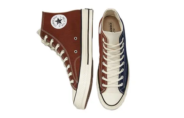CONVERSE Chuck 70 Hi Hybrid Texture Sneakers - Blue/brown