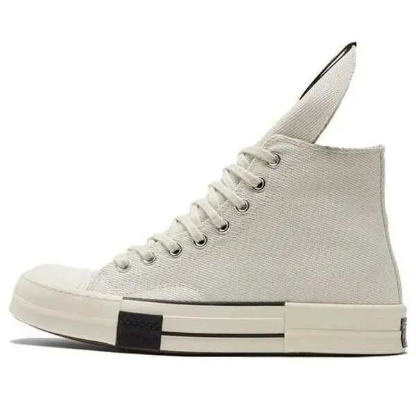 CONVERSE Rick Owens X Drkstar Chuck 70 Hi Egret Sneakers - White