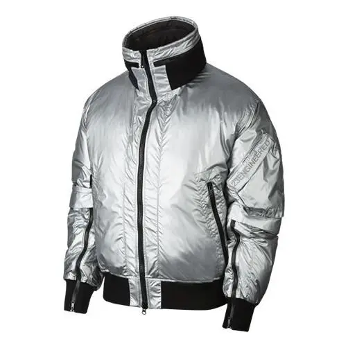 JORDAN Air 23 Engineered Ma-1 Bomber Jacket - Silver