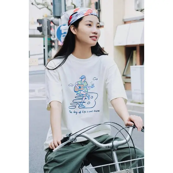 NEW BALANCE X Pk Guitar Graphic T-shirt - Ivory