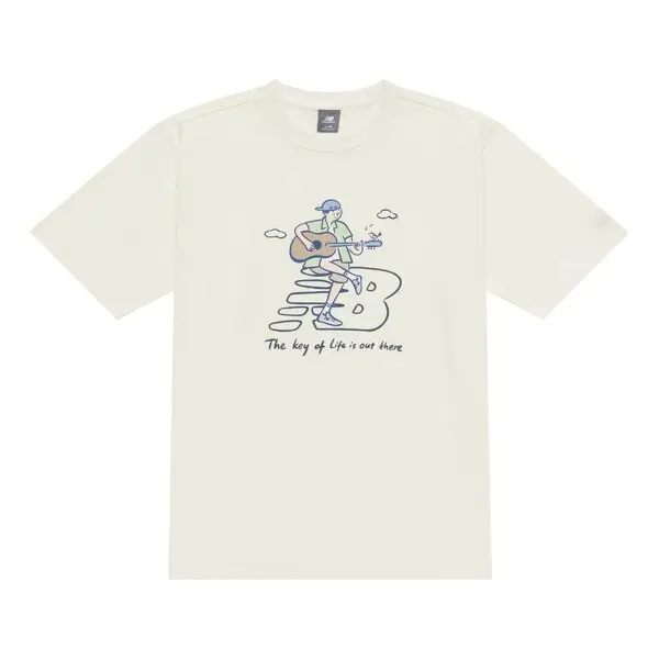NEW BALANCE X Pk Guitar Graphic T-shirt - Ivory