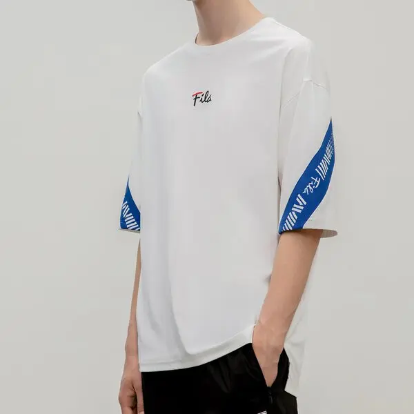 FILA Alphabet Logo Loose Short Sleeve