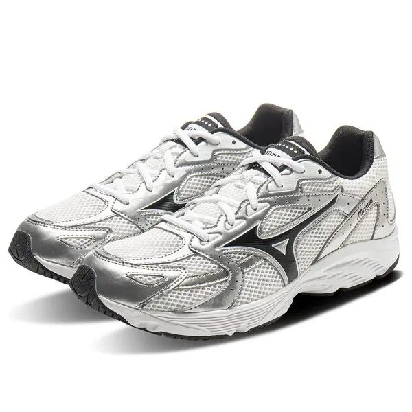 Mizuno Spark Cn "white Silver" Athletic Sneakers - White/silver