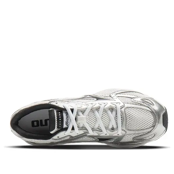 Mizuno Spark Cn "white Silver" Athletic Sneakers - White/silver