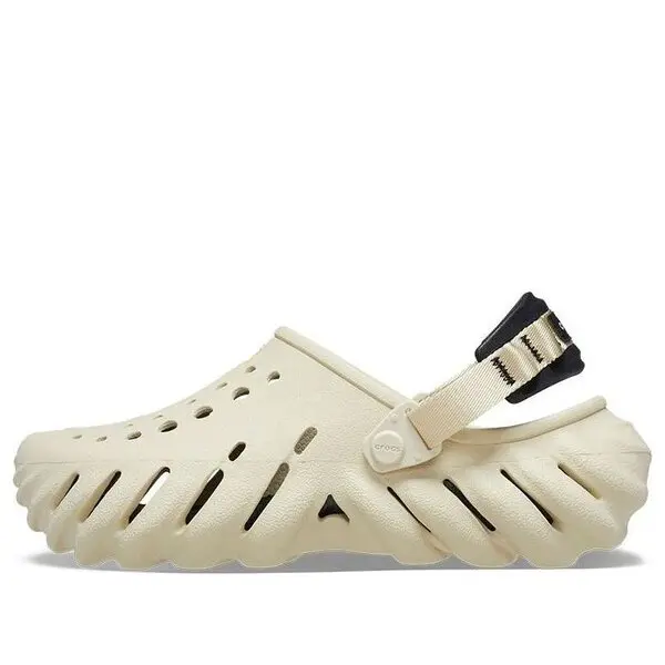 CROCS Echo Clogs - Bone/black/beige