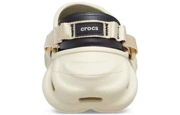 CROCS Echo Clogs - Bone/black/beige