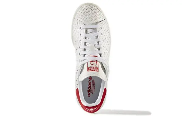 Adidas Stan Smith Sneakers - White/red