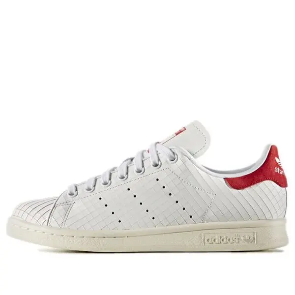 Adidas Stan Smith Sneakers - White/red