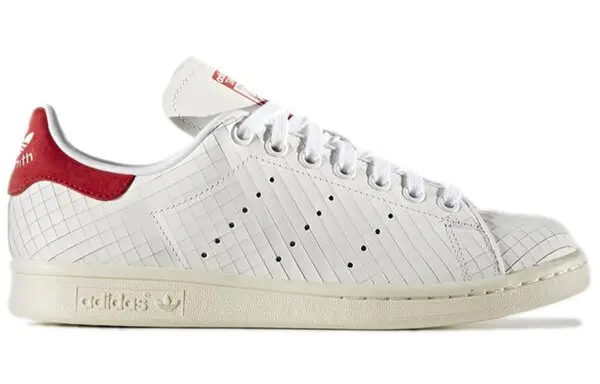Adidas Stan Smith Sneakers - White/red