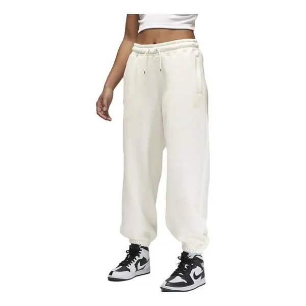 JORDAN Air Flight Fleece Trousers - White