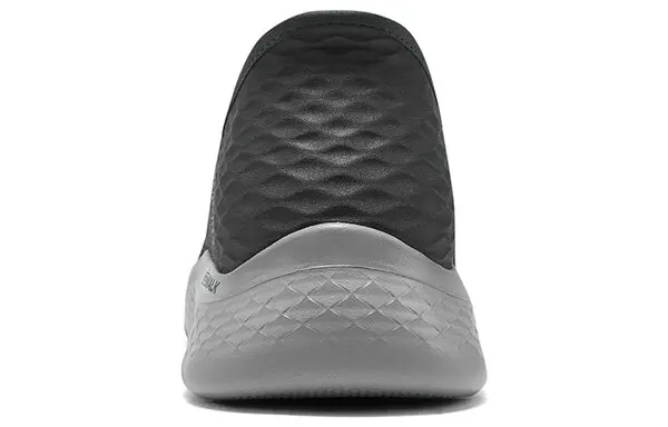 Sketchers Go Walk Slip-ins With Round Toe - Dark Grey