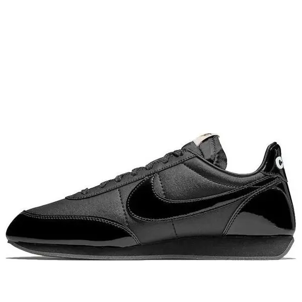 Nike Comme Des Garçons X Night Track Sneakers - Black
