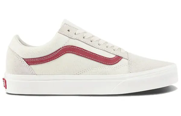 VANS Old Skool Rococco Sneakers - White/red