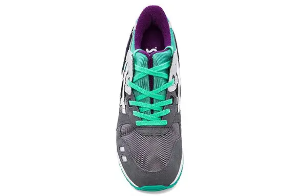 Asics Gel-lyte Iii "grape" Casual Low Top Sneakers - Grey/white