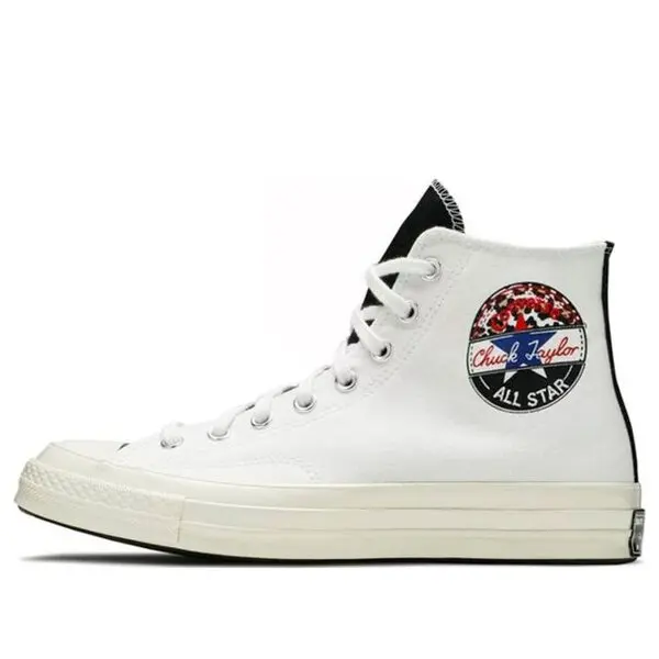 CONVERSE Chuck 70 Hi 'logo Play' White Red Black Sneakers - White/red