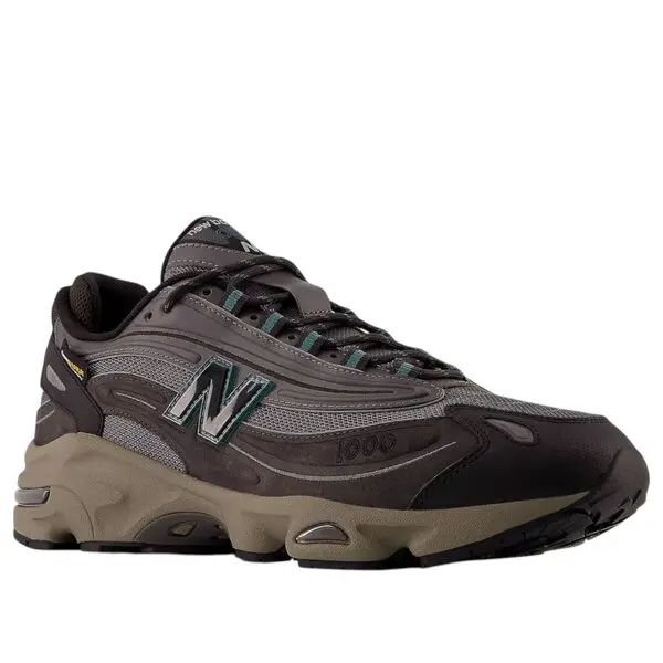 NEW BALANCE 1000 Cordura Sneakers - Charcoal/teal