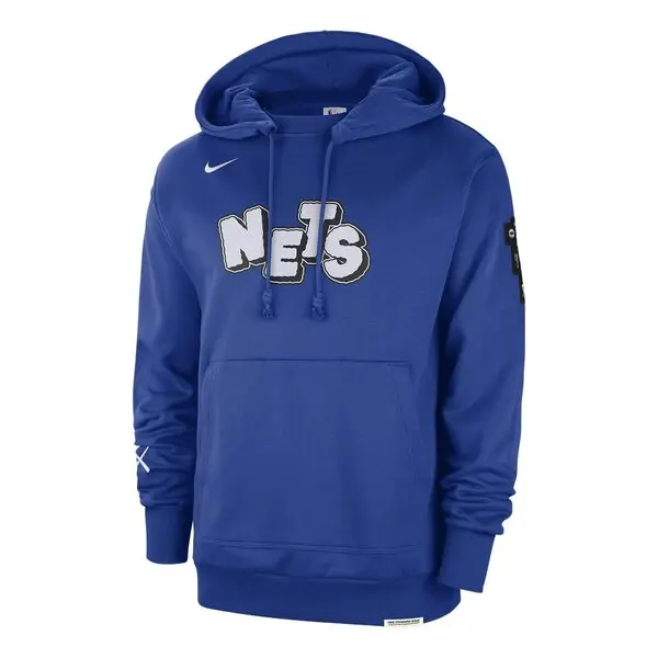 Nike Kaws X Brooklyn Nets City Edition Hoodie - Blue
