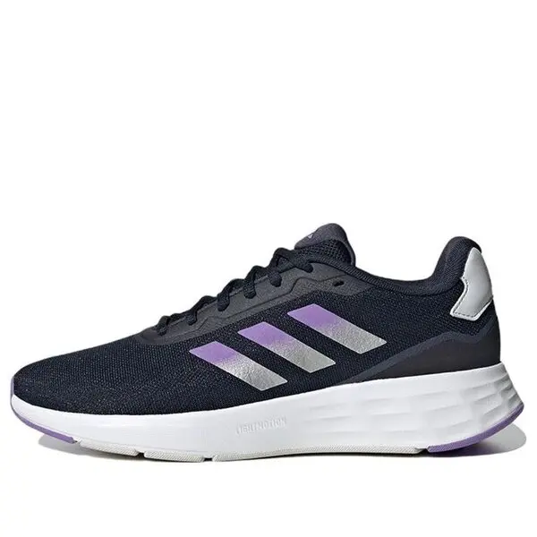 Adidas Start Your Run" Athletic Low Top Sneakers - Black/white