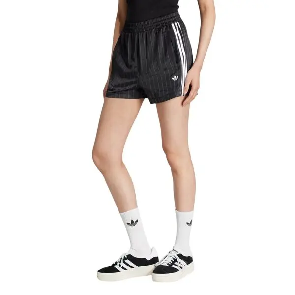 Adidas Pinstripe Satin Shorts