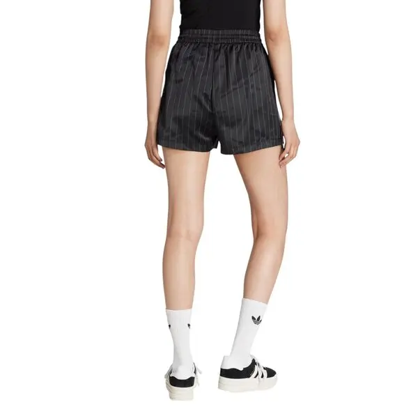 Adidas Pinstripe Satin Shorts