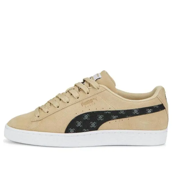 PUMA Suede T7 Sneakers - Tan/black