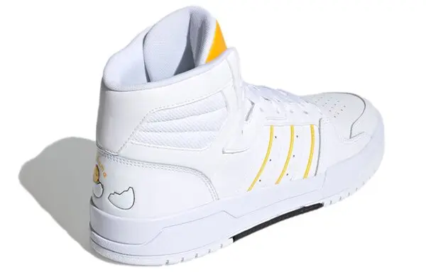 Adidas Entrap Mid Sneakers - White/yellow