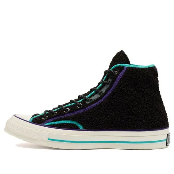 CONVERSE Chuck 70 Hi Retro Sherpa Sneakers - Black