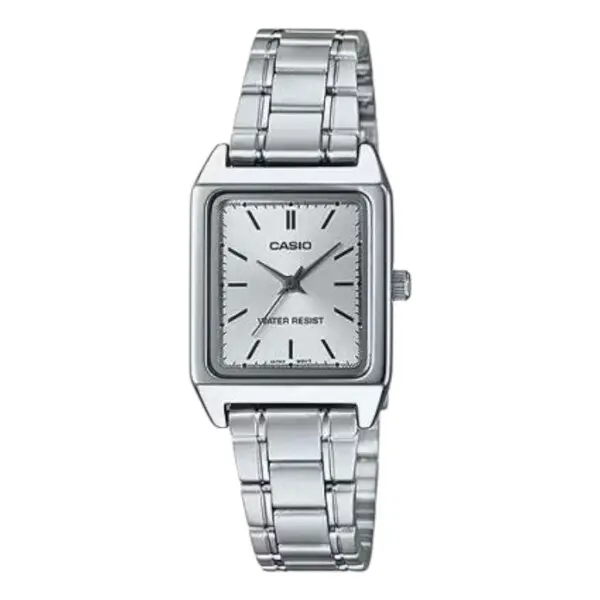 Casio Stainless Steel Band Water Resistant Watch - Silver