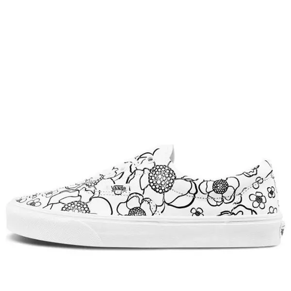 VANS Era 'u-color' Floral Print Sneakers - White