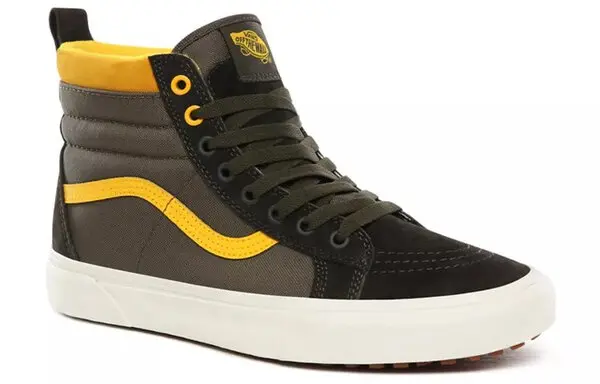 VANS Sk8-hi Mte High-top Lace-up Sneakers - Brown/yellow