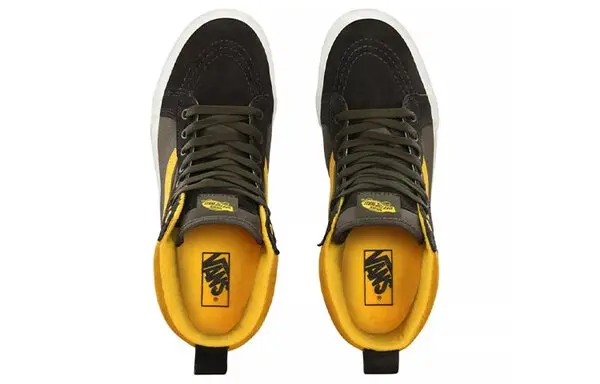 VANS Sk8-hi Mte High-top Lace-up Sneakers - Brown/yellow