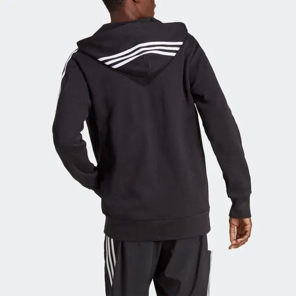 Adidas French Terry 3-stripes Full-zip Hoodie - Default Colorway