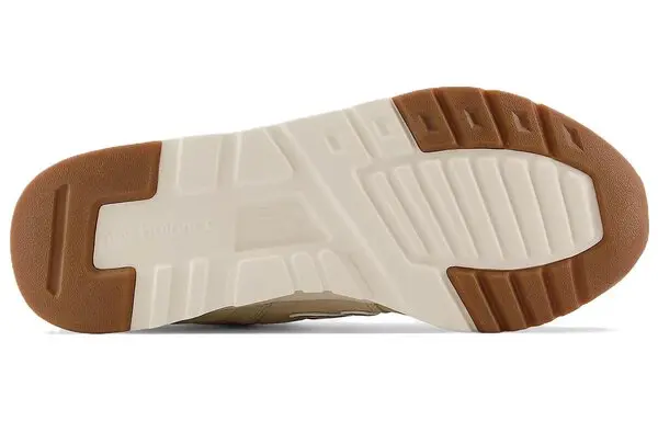 NEW BALANCE 997h Sneakers With Leopard Print Accents - Cream/brown