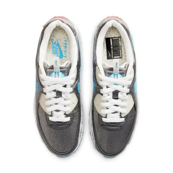 Nike Max 90 Se "rice Ball" Sneakers - Gray/blue/white