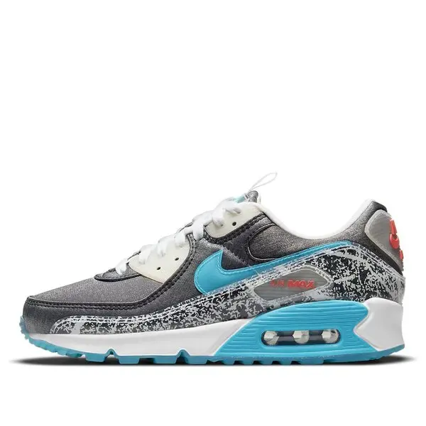 Nike Max 90 Se "rice Ball" Sneakers - Gray/blue/white