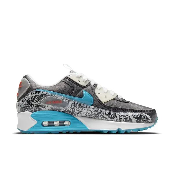 Nike Max 90 Se "rice Ball" Sneakers - Gray/blue/white