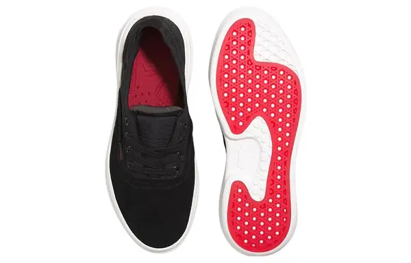 VANS Authentic Overt Cc Low Top Sneakers - Black/white/red
