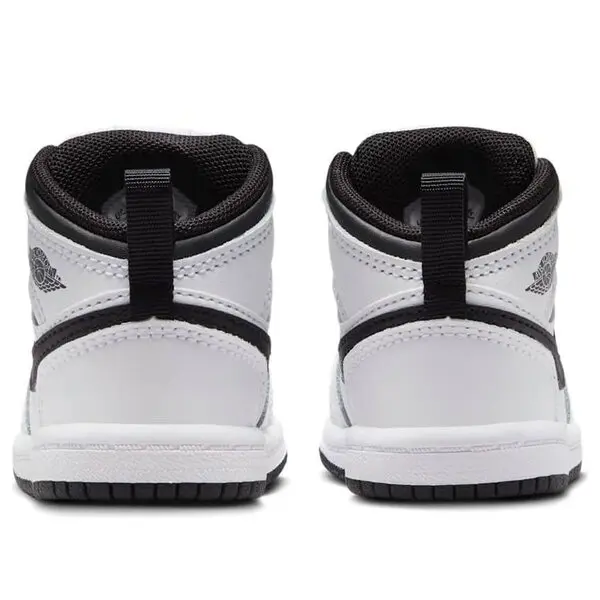 JORDAN 1 Mid 'reverse Panda' Sneakers - White/black
