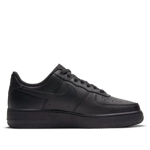 Nike Force 1 '07 Low Top Sneakers - Black