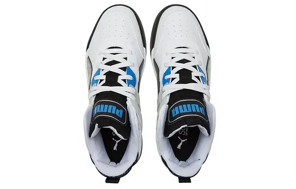 PUMA Backcourt High Top Sneakers - Blue/white