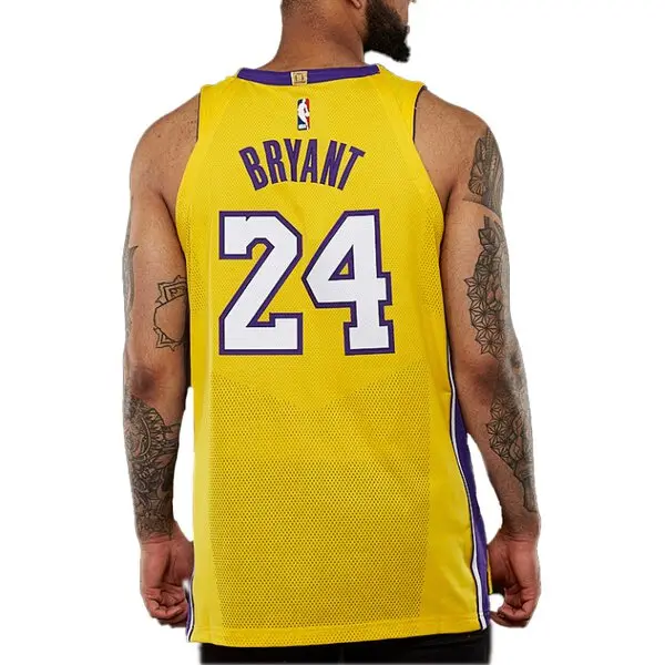 Nike Kobe Bryant Los Angeles Lakers Icon Edition Authentic Basketball Jersey