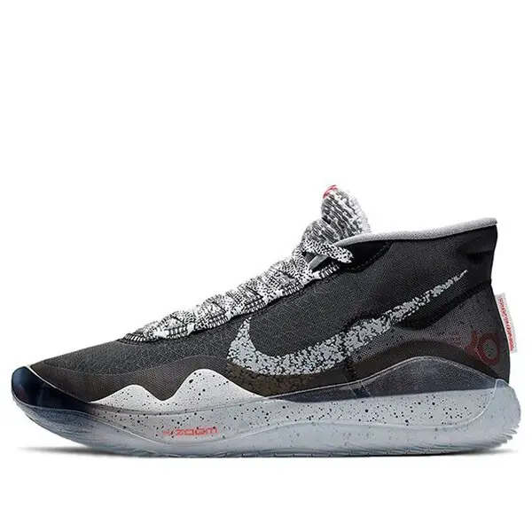 Nike Zoom Kd 12 Ep Basketball Sneakers - Black/wolf Grey/white