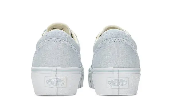 VANS Ward Platform Sneakers - White/blue