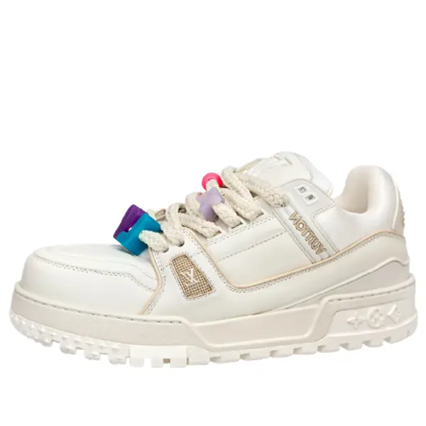 LOUIS VUITTON Trainer Maxi Sneakers - White/blue/purple