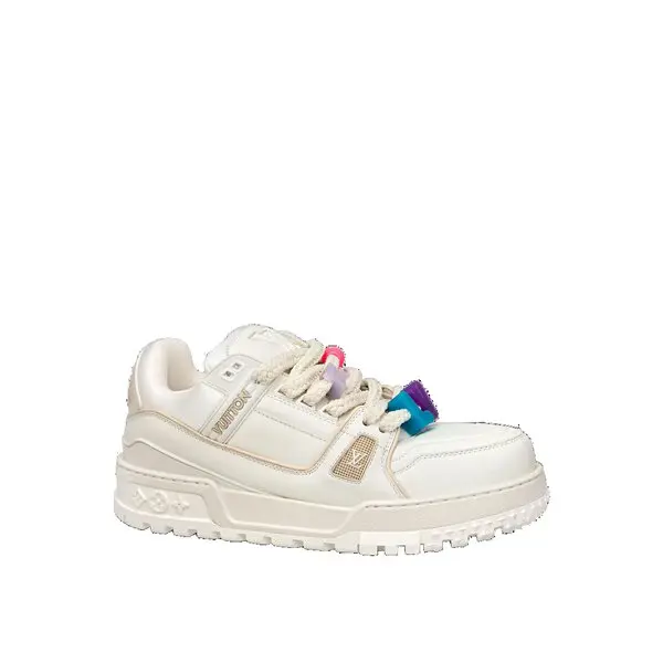 LOUIS VUITTON Trainer Maxi Sneakers - White/blue/purple
