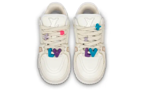 LOUIS VUITTON Trainer Maxi Sneakers - White/blue/purple