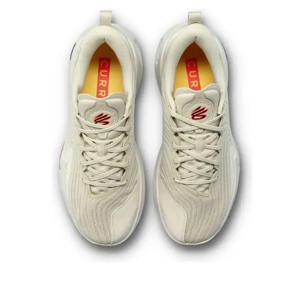 Under Armour Curry Flow "saturn" Athletic Sneakers - Beige/white